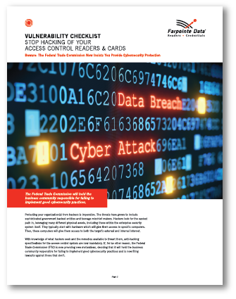 Farpointe Data - RFID Readers and Credentials for Electronic Access Control